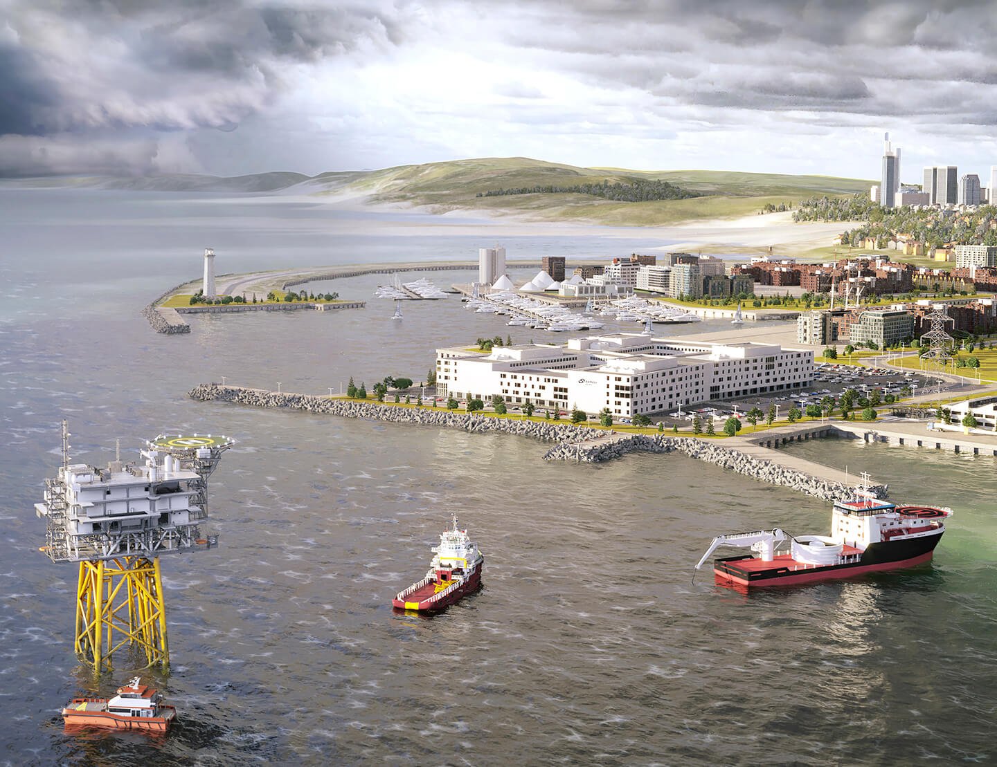 An increasing need for high speed LTE/4G and 5G network offshore