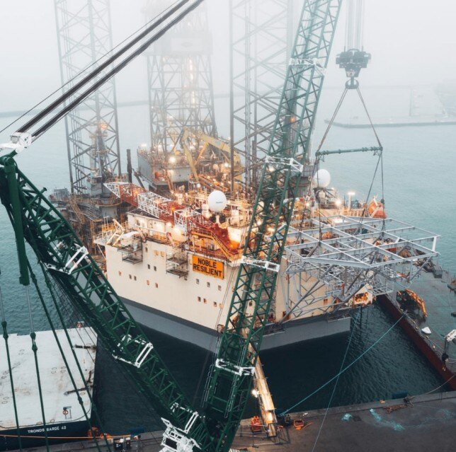 Noble Resilient - helideck and system reinstatement