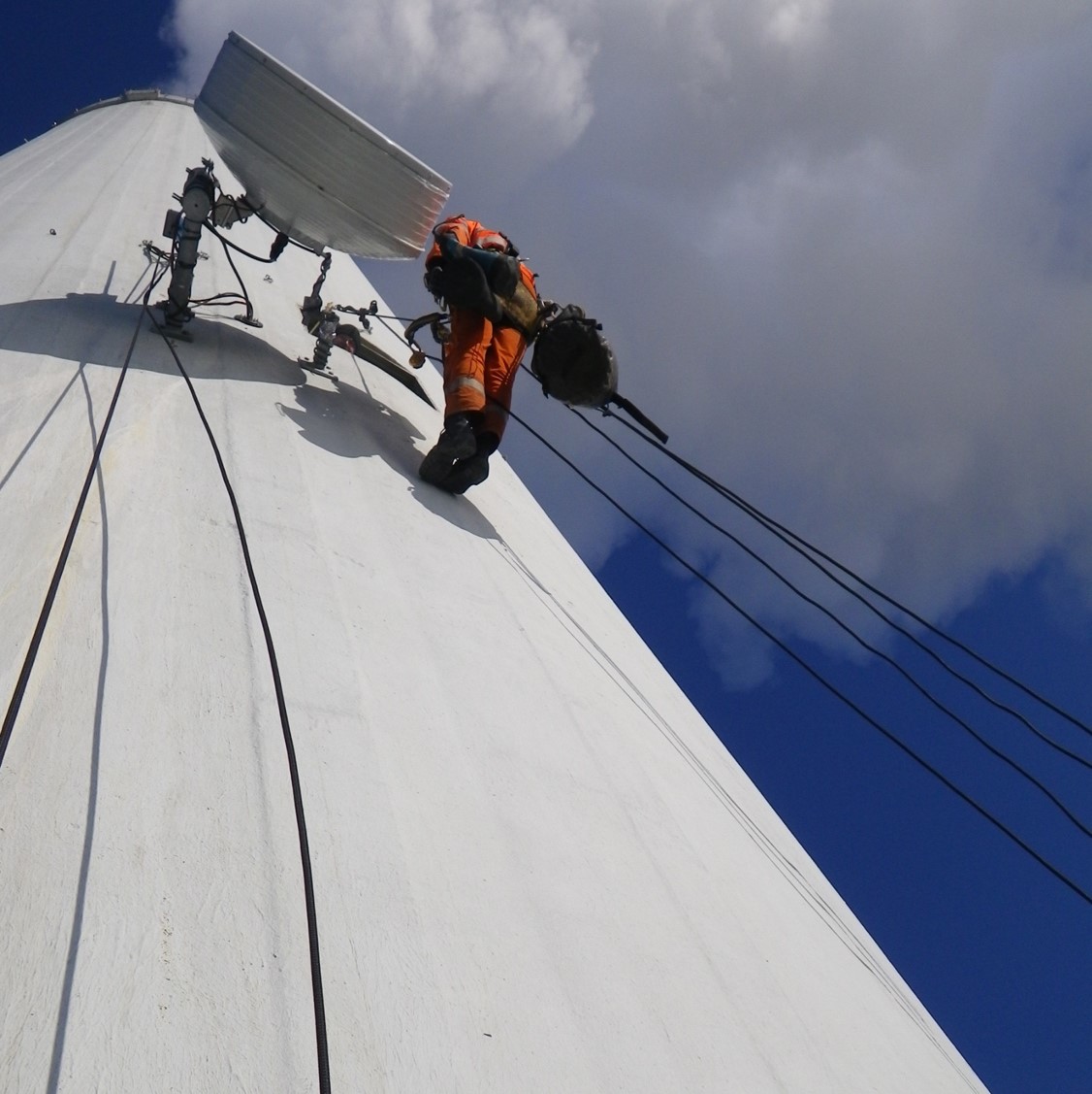 Rope access, Vestkraft Antenna Installation